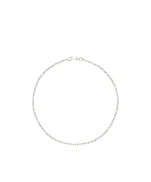 NUMBERING Cable Necklace - Silver
