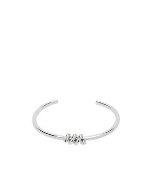 NUMBERING Open Bracelet - Silver