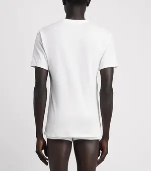 Calvin Klein Stretch-cotton V-neck T-shirts