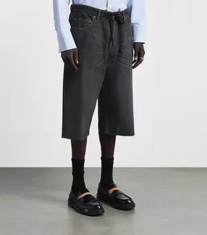 MAISON MARGIELA Denim Drawstring Shorts