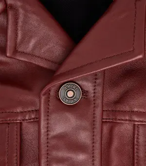 Amiri Vintage-cut Leather Jacket