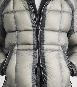 C.P. COMPANY Hooded Down Puffer Jacket - Grey