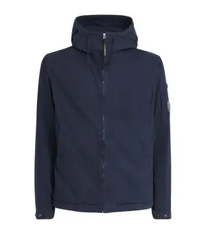 C.P. COMPANY Garment-dyed Micro-reps Jacket - Blue