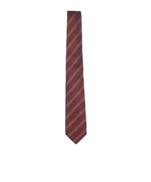 Brunello Cucinelli Striped Silk Tie - Red