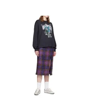 GANNI Long-sleeve T-shirt With Flowers