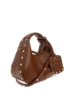 GANNI Mini Hobo Stud-embellished Totebag