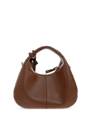 GANNI Mini Hobo Stud-embellished Totebag