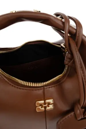 GANNI Mini Hobo Stud-embellished Totebag