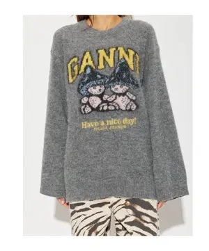 GANNI Long-sleeved Sweater
