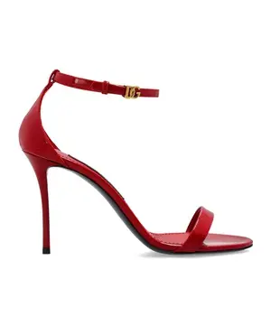 Dolce & Gabbana Ankle Strap Sandals With Dg Buckle