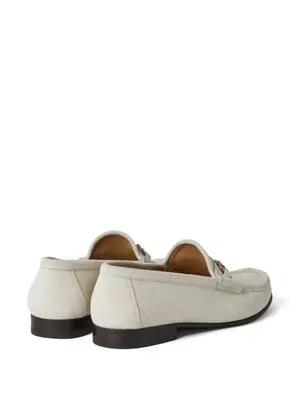 Brunello Cucinelli Decorative Buckle Loafers