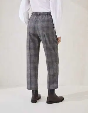 Brunello Cucinelli Checked Trousers