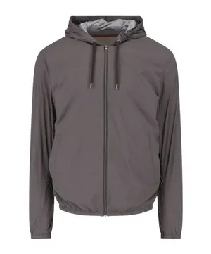 Herno Zip-up Hooded Casual Jacket