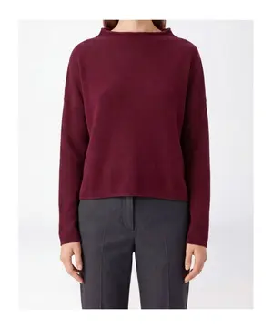 LISA YANG Mock Neck Knitted Sweater