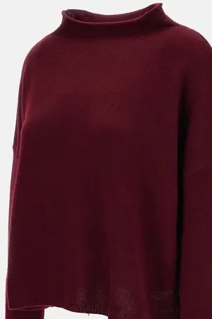 LISA YANG Mock Neck Knitted Sweater