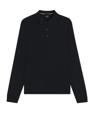 Hugo Boss Long-sleeve Polo - Blue