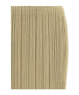 Issey Miyake Pleated Technical Fabric Skirt