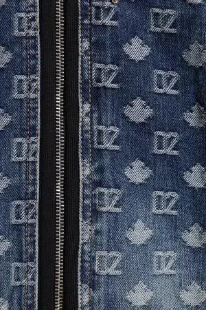Dsquared2 Monogrammed Zipped Hoodie