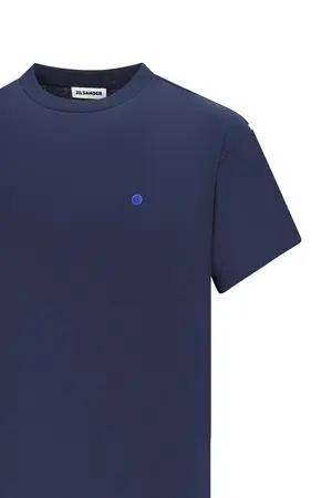 JIL SANDER Logo Embroidered T-shirt - No