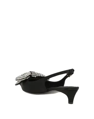 Dolce & Gabbana Embellished Bow Slingback Pumps