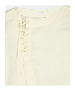 FERRAGAMO Lace-up Detail Top