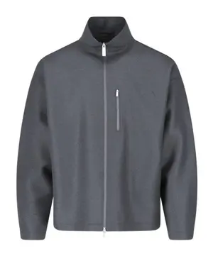 Herno Zip-up Hooded Casual Jacket - Grey