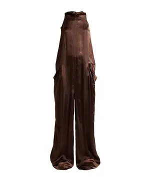 Rick Owens Satin Sleeveless Jumpsuit