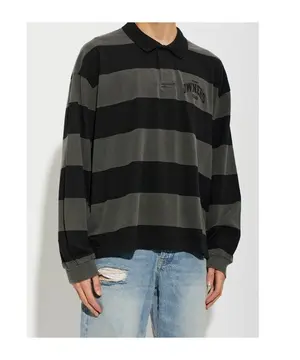 REPRESENT Long-sleeve Polo Shirt