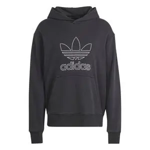 ADIDAS ORIGINALS Relaxed Fit Hooded Sweatshirt With Logo Detail