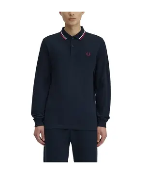 Fred Perry Longsleeve Collared Polo Shirt