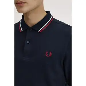 Fred Perry Longsleeve Collared Polo Shirt
