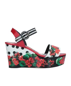 Dolce & Gabbana Floral-print Sandals