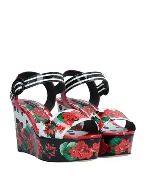 Dolce & Gabbana Floral-print Sandals