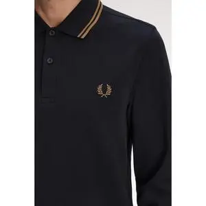 Fred Perry Longsleeve Collared Polo Shirt
