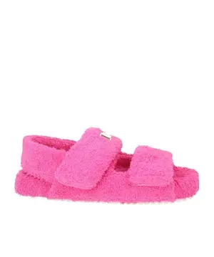 Dolce & Gabbana Terrycloth Slingback Sandals