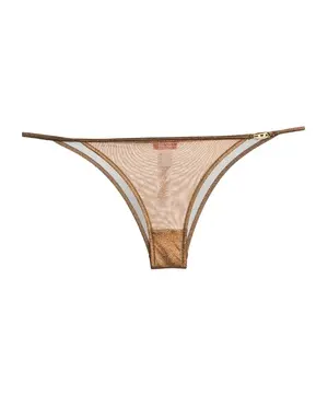 DIESEL® Minimalist Metallic Thong - Bronze