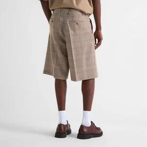 AMI Paris Checkered Bermuda Shorts