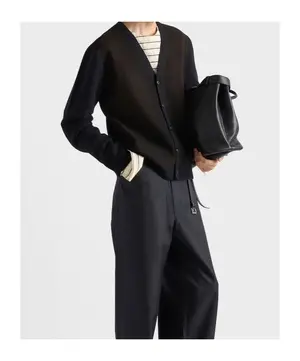 Prada Wool Cardigan - Black