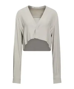 Rick Owens Solid Colour Shirts - Grey