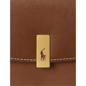 Polo Ralph Lauren Smooth Leather Crossbody Bag With Chain Strap