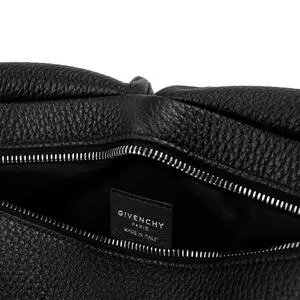 Givenchy Grained Leather Double Pocket Waist Bag