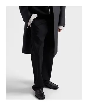 Prada Fleece Pants With Re-nylon Details