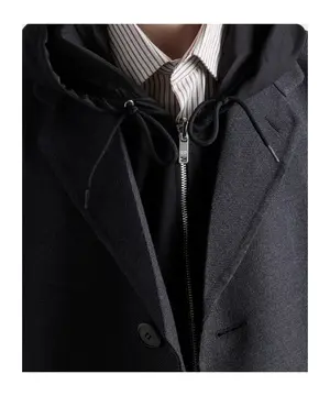 Prada Technical Fleece Hoodie Jacket