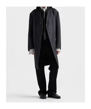 Prada Technical Fleece Hoodie Jacket