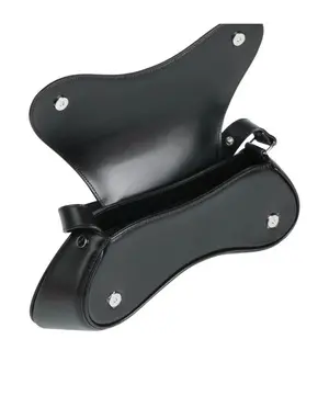 DIESEL® Medium-sized Leather Saddle Bag