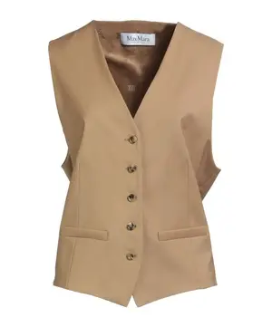 Max Mara Wool Satin Waistcoat