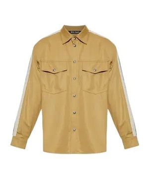 Palm Angels Long-sleeved Shirt - Brown