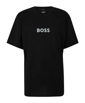 Hugo Boss Casual Shortsleeve Top - Black