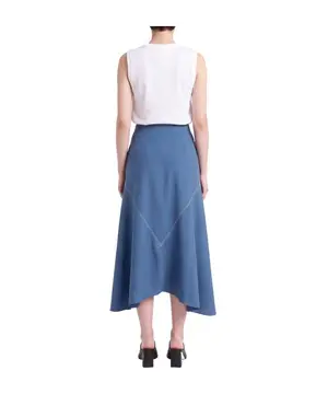 Marni Solid-colored Flare Skirt With Front Slit