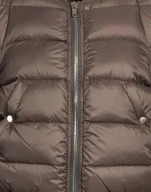 Rick Owens Down Puffer Jacket With Zip Fastening